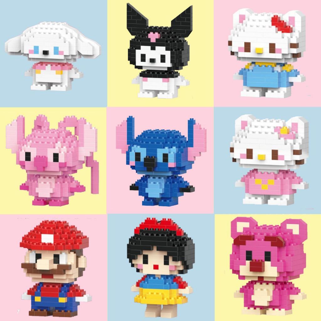 [PaPaPa] - Children's Toys DIY Mini Brick Lego Building Blocks Mini Nano Block Cartoon ...