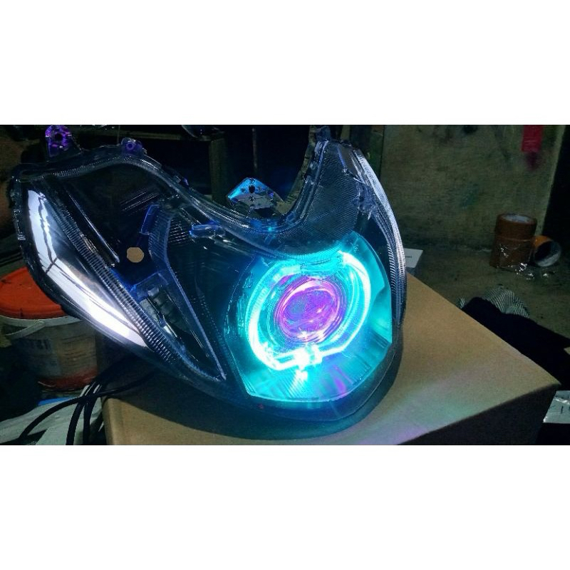 Yamaha Mio M3 Custom Biled Headlight Reflector in the style of SEin ...