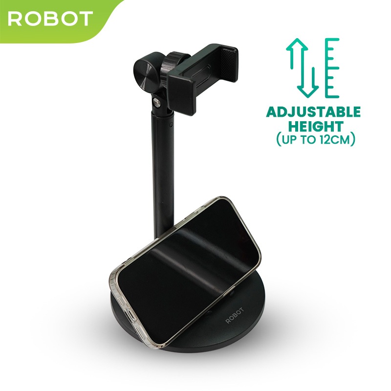 Robot Stand Phone Holder RT-US13 Rotatable 360 Aluminum for Livestream ...