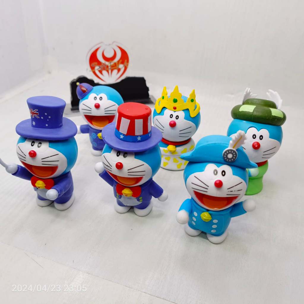 Country Doraemon Figure 8cm set of 6 Recasts | Shopee Philippines