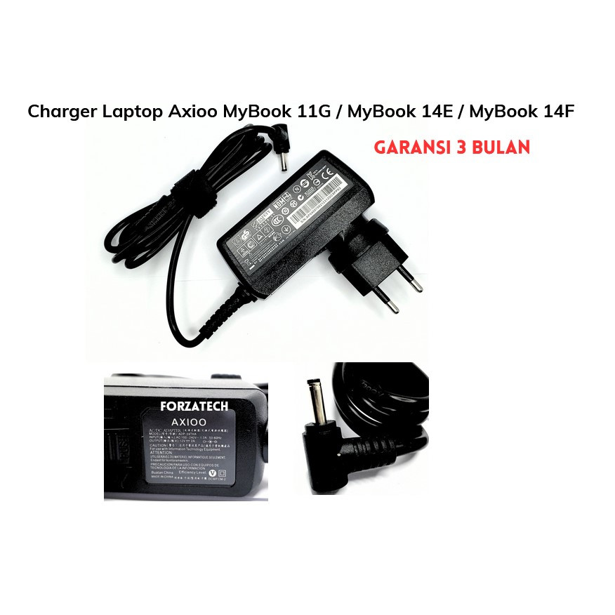 Axioo MyBook 11G/MyBook 14E/MyBook 14F Laptop Charger New 3 Month ...