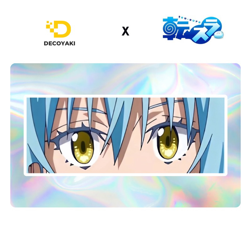 Rimuru Tempest Hologram Slap Sticker, Rimuru Tempest Tensura Hologram ...