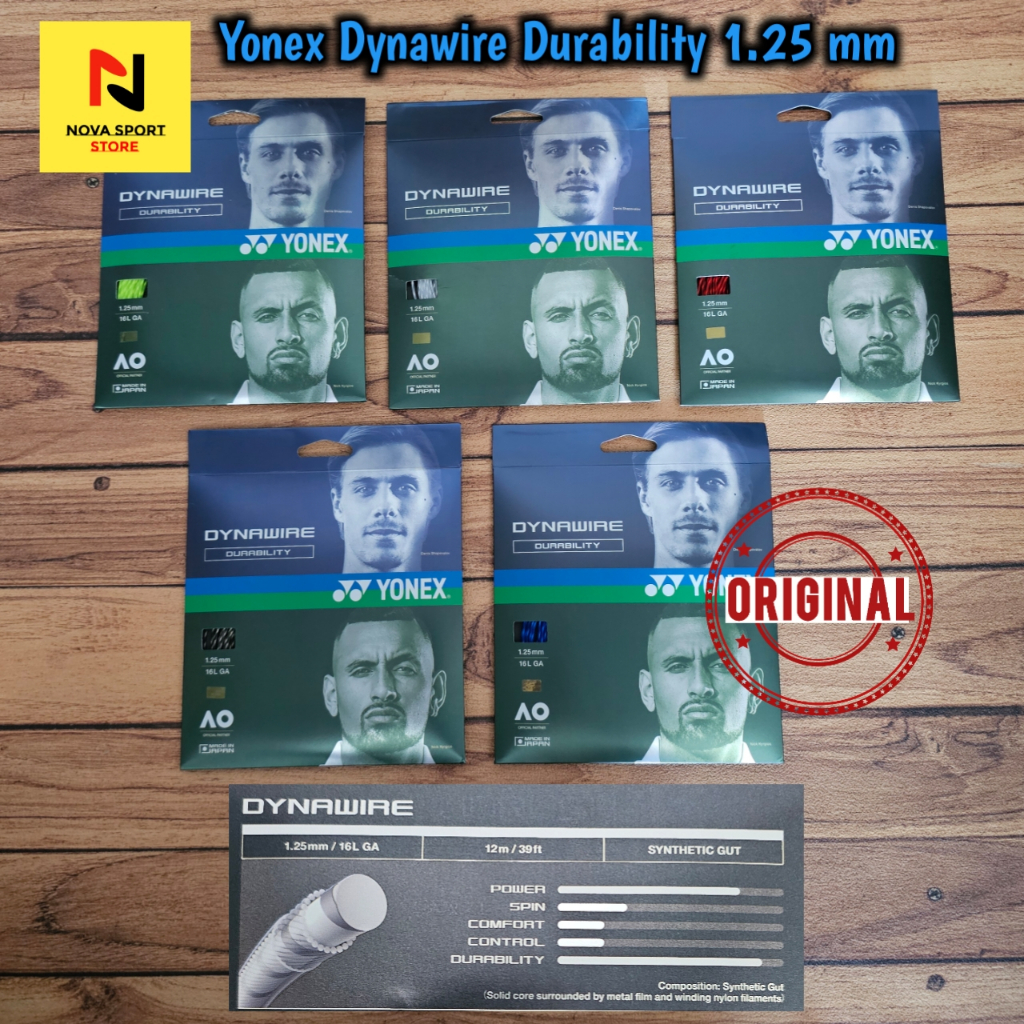 Yonex Dynawire Dural Tennis Strings | Shopee Philippines