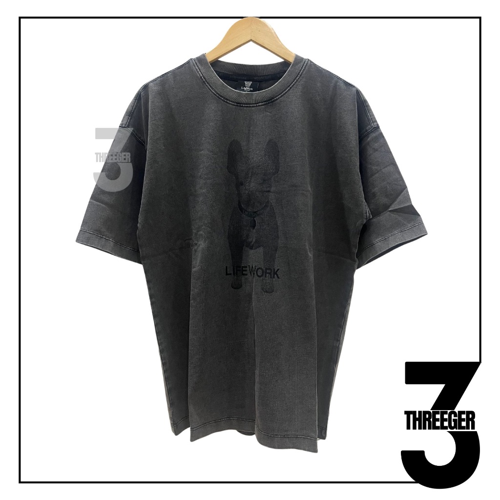 Lifework Radog Washed Tee Black Original/Life Work | Shopee Philippines