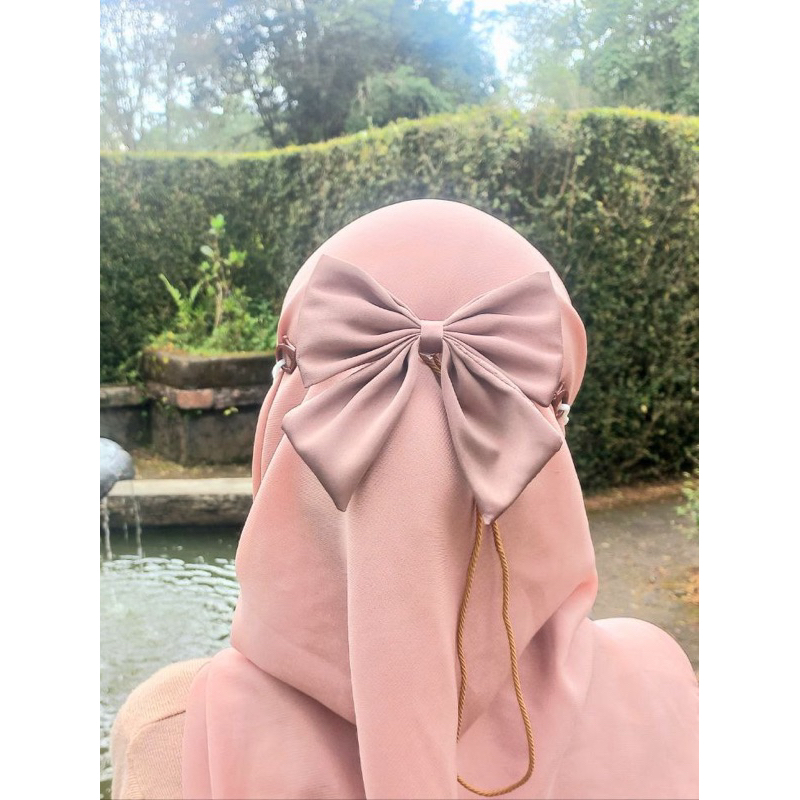 Necklace Mask Hijab 2in1 Strap Mask Elastic Stretchy Strap Mask ...