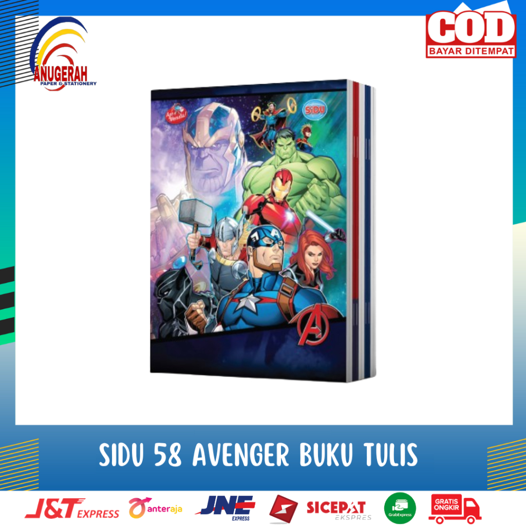 Sidu 58 AVENGER Notebook (Pack) | Shopee Philippines