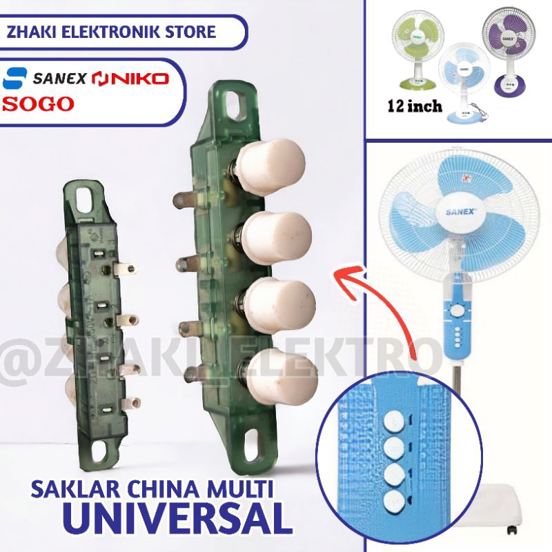 4switch MULTI UNIVERSAL General Chinese Fan Switch!!️Order NIKO SOGO ...