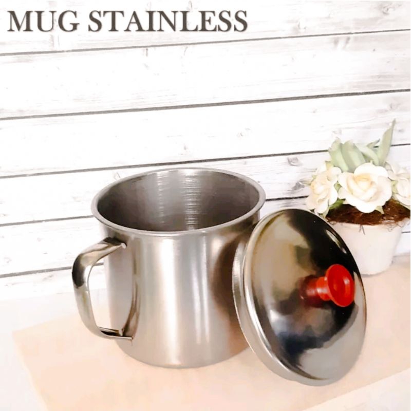 Stainless Mug Cup Stainless Custom Logo Screen Printing 1 Color ...