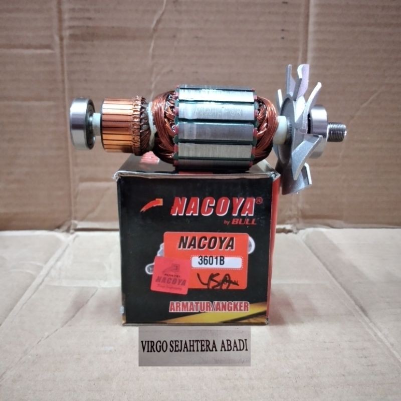 MESIN NACOYA 3601B RRT12-1 ARMATURE FOR MAKITA 3601 B ROUTER MACHINE ...