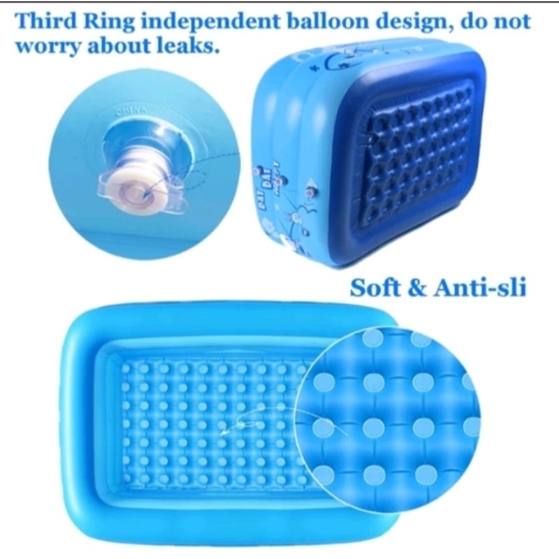 Playground 120cm Children's Swimming Pool Rubber Swimming Pool water ...