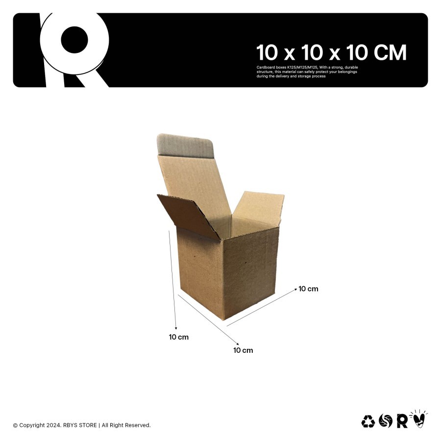 CARDBOARD CARTON BOX 10 x 10 x 10 CM | Cardboard Box | Upperlock Models ...