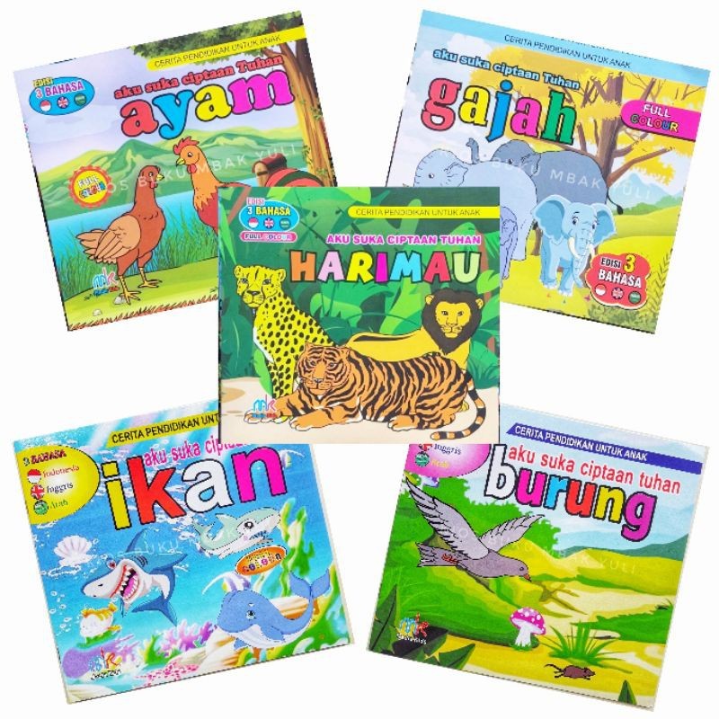 Educational Storybook For Children About Fruit Animal Vegetables - 3 ...