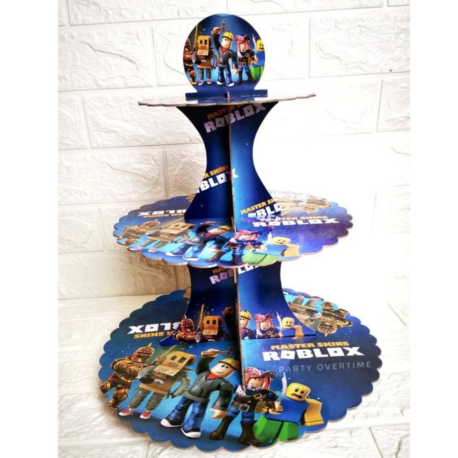 Roblox character birthday cupcake stand | Shopee Philippines