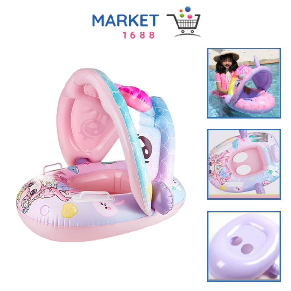 Market1688 Children's Tire Swimming Hood Cute Character Inflatable Children's Float V2 Quacker ...