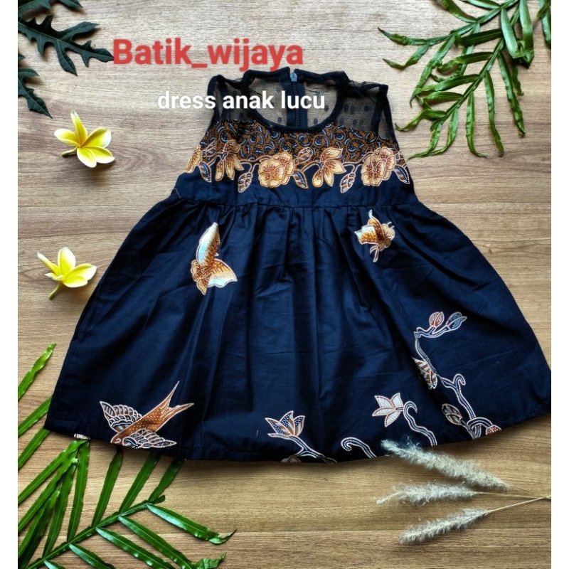 KATUN Party Girls batik Dress - Girls batik Dress - Latest Girls batik ...