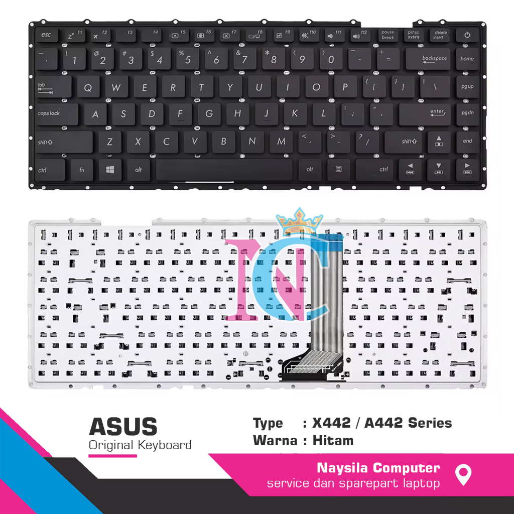 Keyboard ASUS VivoBook 14 A442U A442UF A442UQ A442UR X442UA X442UR ...