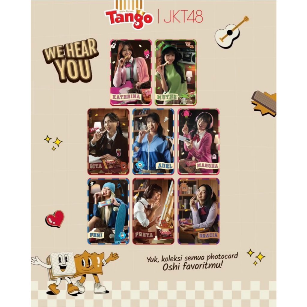 Photocard TANGO X JKT48 2024 official Photo Card Can Be Requested By Member LIMITED EDITION ...