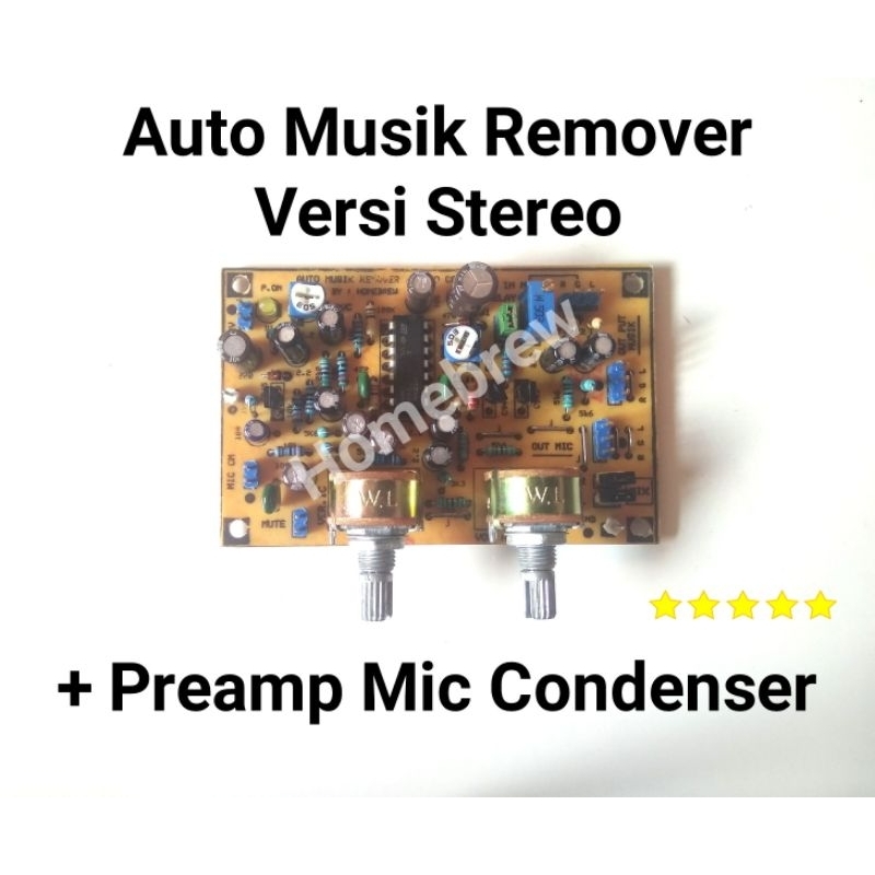 Stereo Remover Music Auto KiT+Pre Amp Mic Condenser | Shopee Philippines