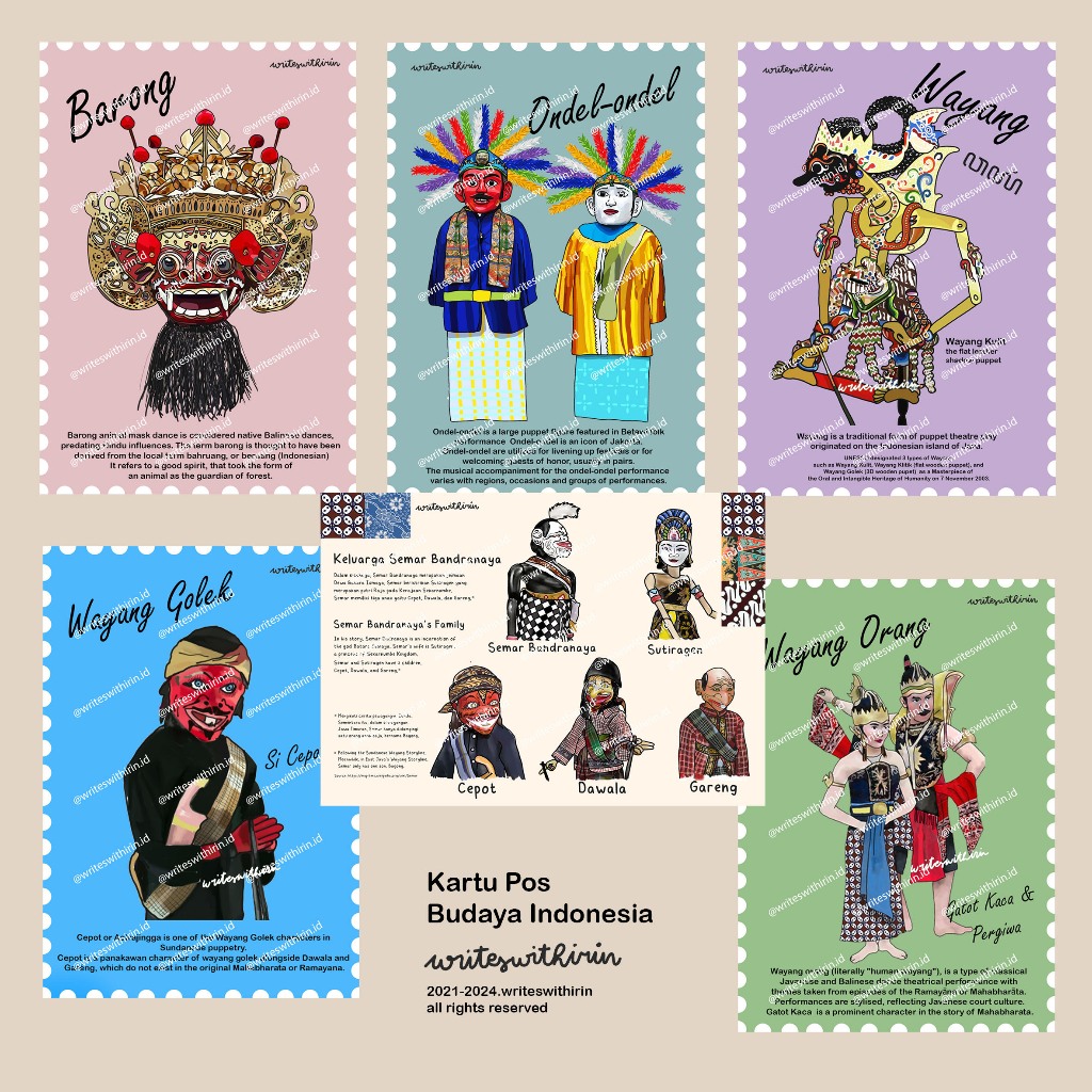 (writeswithirin) Postcards/ Postcards/ Postcards/ Penpals/Indonesian ...
