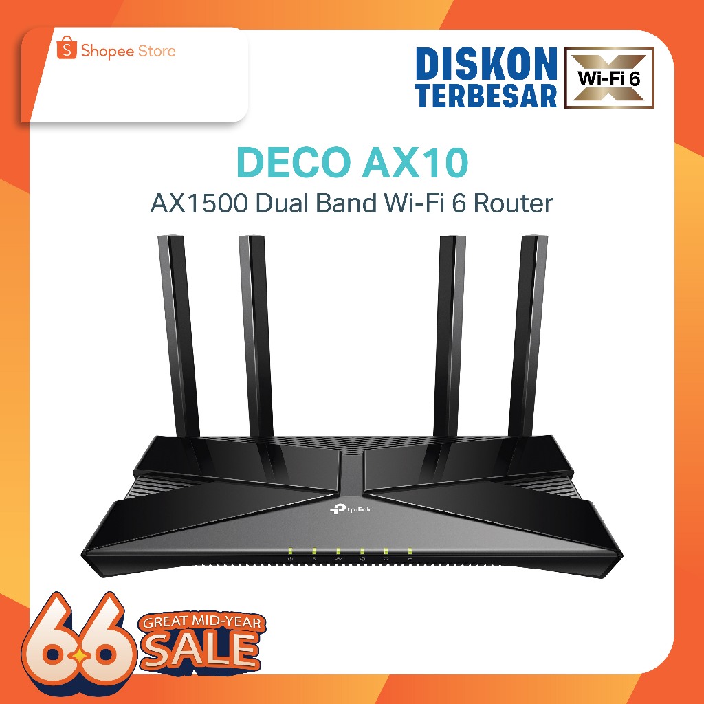 TPLlink Archer Wifi Router AX10 AX1500 Wi-Fi 6 Wifi Tplink Router ...