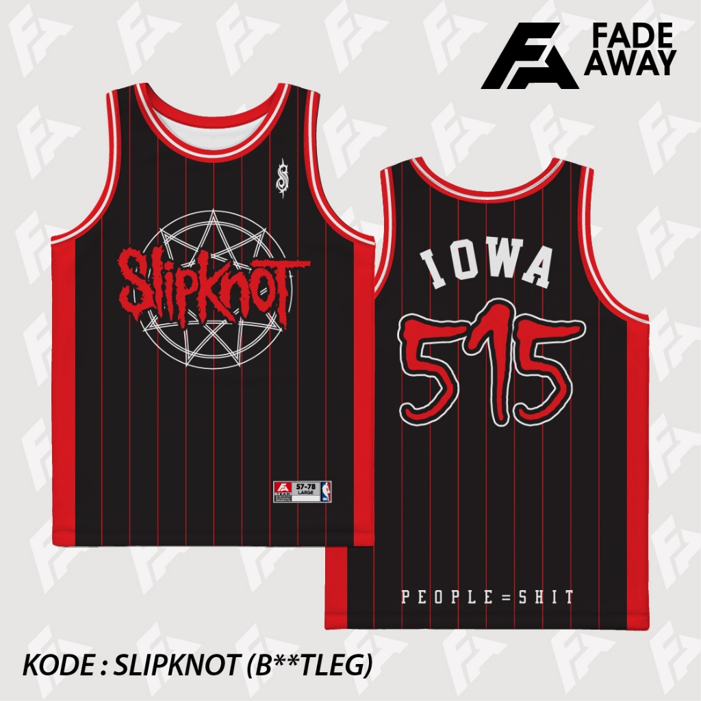 Iowa 515 SLIPKNOT BASKET JERSEY | Shopee Philippines