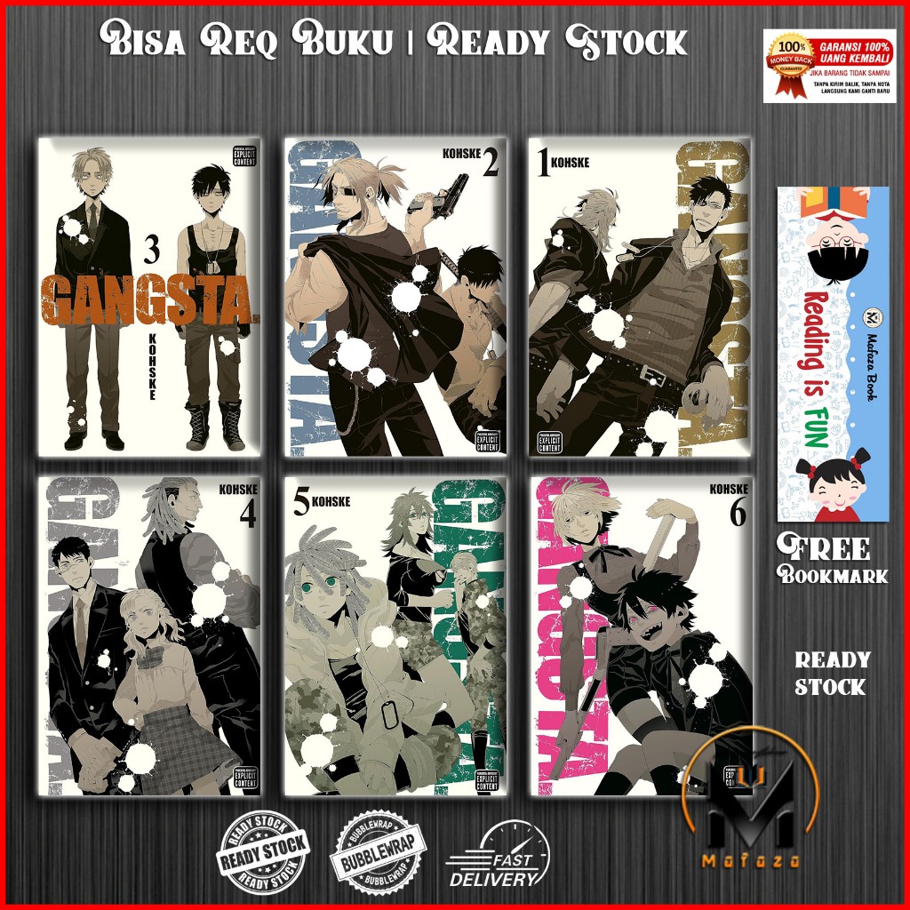 Comic Manga Gangsta By Kohske (English Version) | Shopee Philippines