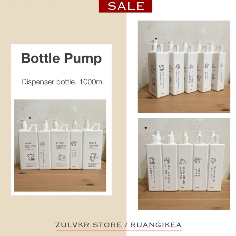 [V6.3] Bottle pump LAUNDRY aesthetic REFILL Bottle pump Liquid Soap ...