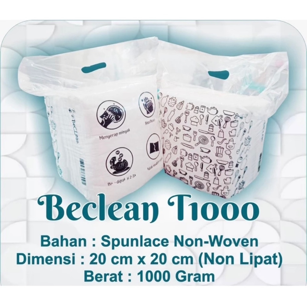 Kitchen Tissue 1KG Multipurpose Tissue 1000gr Beclean Stove Tissue/BE ...