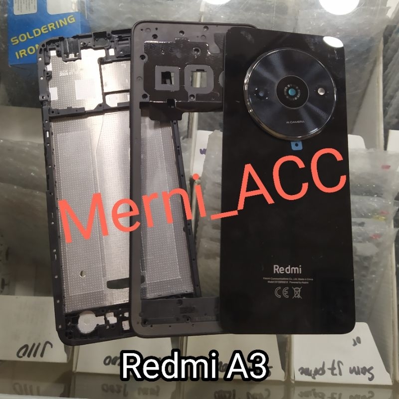Cessing hausing fullset lcd Frame Xiaomi Redmi A3 Cessing hausing ...