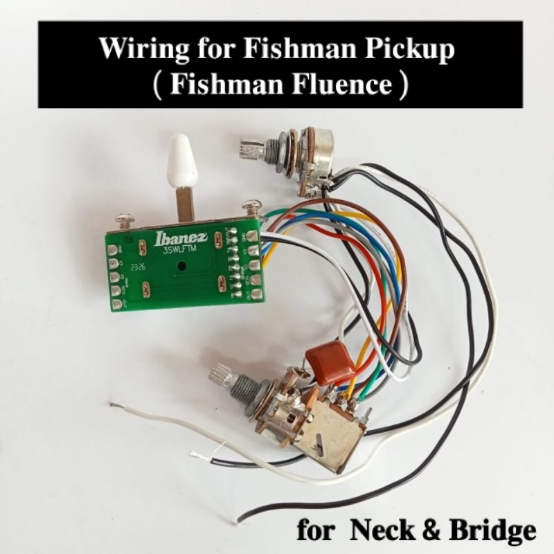 Modern Fishman fluence pickup Wiring Set Fishman active pickup Wiring ...
