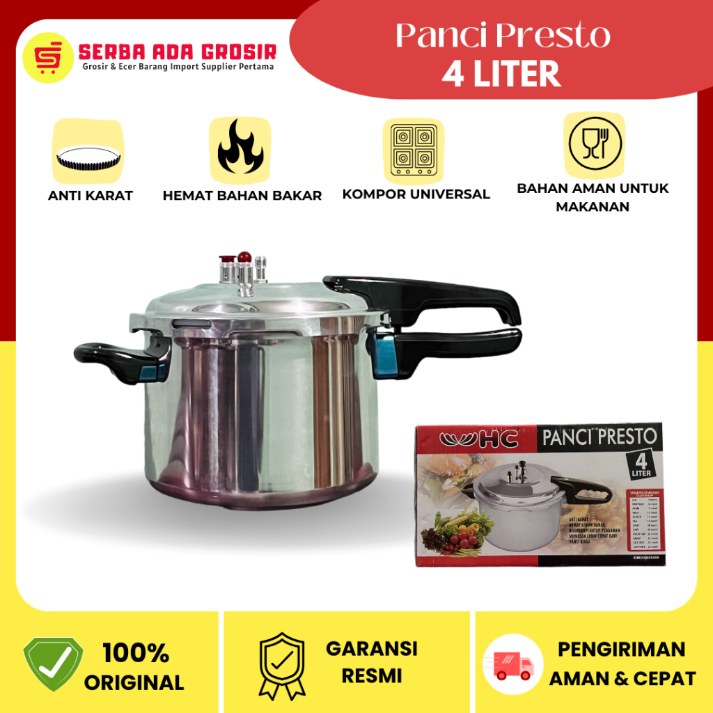 Hc 4 Liter Softener Pressure Cooker / HC 4 Liter Multipurpose Pressure ...