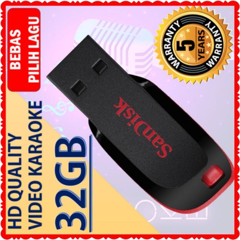 FLASH DISK-VCD CASSETTE KARAOKE SONGS POP INDONESIA VOCAL ON OF ACTIVE ...