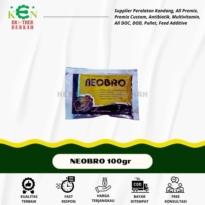 Neobro 100 Grams Medion As A Weight Gain Vitamin For Fattening Broiler ...