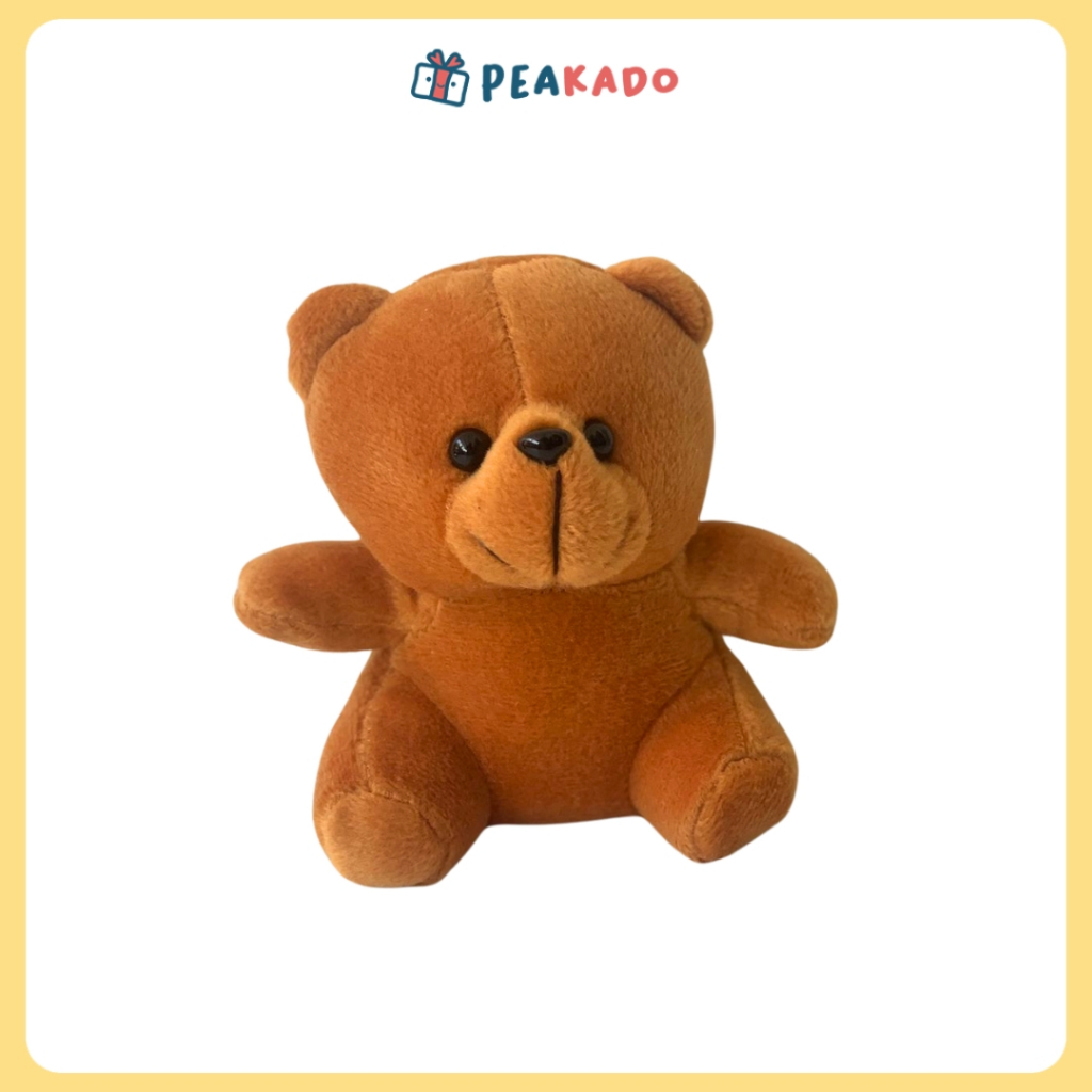 Teddy Bear Small Mini Teddy Bear Plain Cute Brown Bear For Souvenir ...