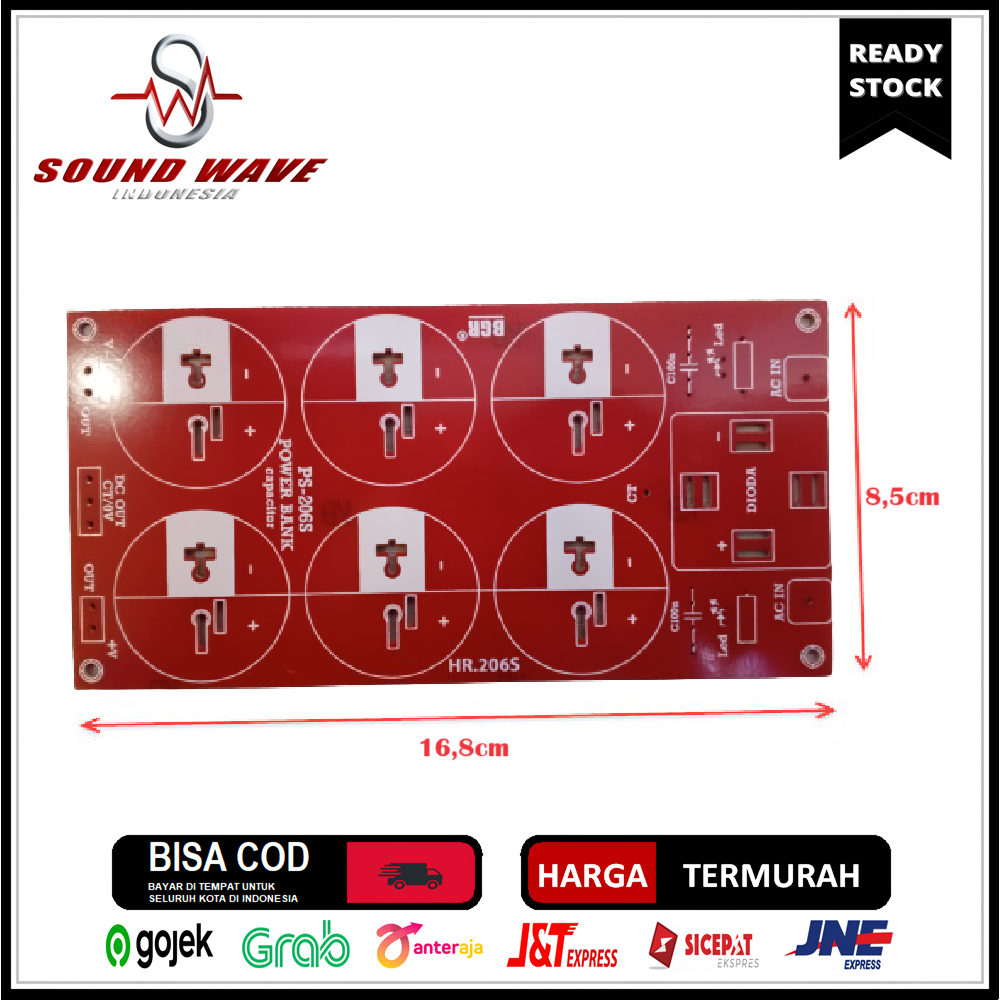 Capacitor PSU 6 ELCO PS 206 PCB | Shopee Philippines