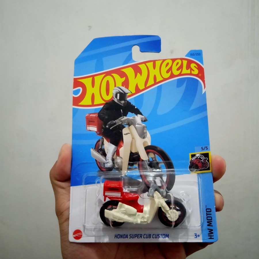 Hot Wheels Honda Super cub Custom Diecast Motorcycle collection of ...