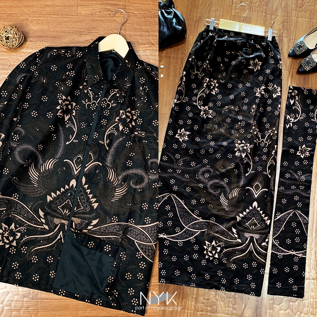 KATUN HITAM Latest MOTIF APTA BATIK - COUPLE BATIK COUPLE FULL FURING ...