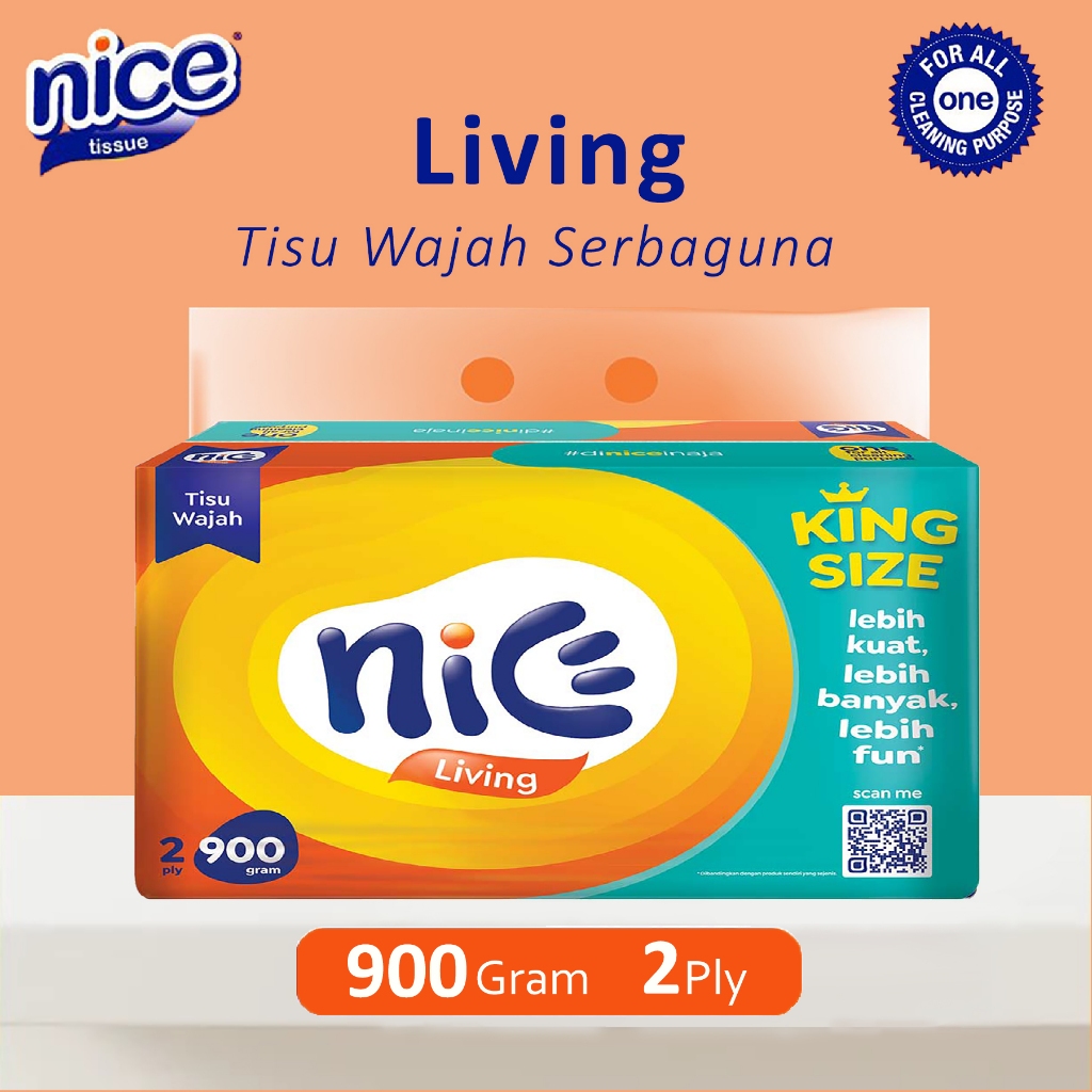 Nice Tissue 900 Gram Sheet Facial Tissue 2 Ply - Facial Tissue | Shopee ...