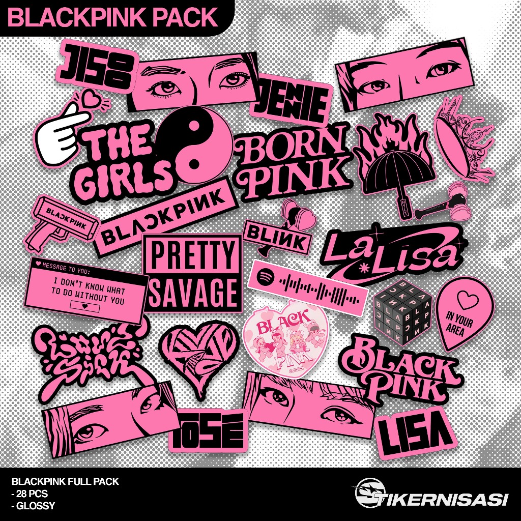 Blackpink KPOP Sticker (fan made) Full Pack | Shopee Philippines