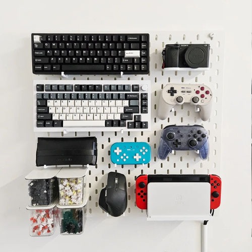 Mechanical Keyboard Display Mount Holder 1 pair IKEA SKADIS or UPPSPEL ...
