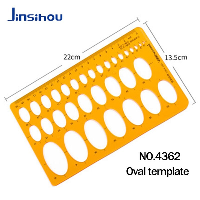 Jinsihou Drawing Template Oval/Elliptical 4362 - Ruler | Shopee Philippines