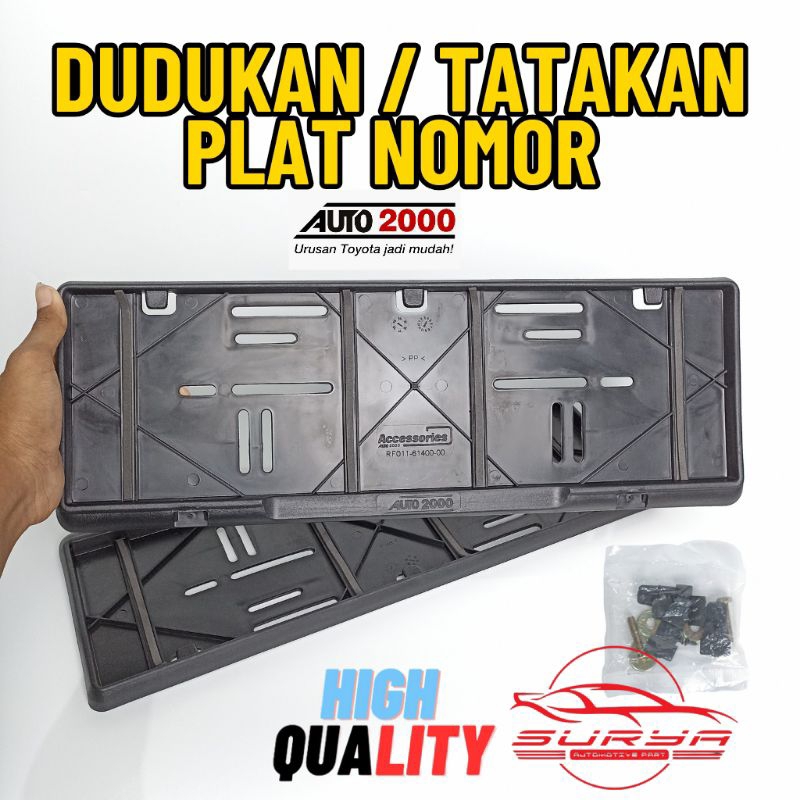 Auto2000 License Plate Holder/Placeholder | Shopee Philippines