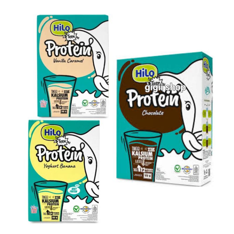Hilo Teen 250g Vanilla Caramel Chocolate Yoghurt Banana Teen Milk Grows ...
