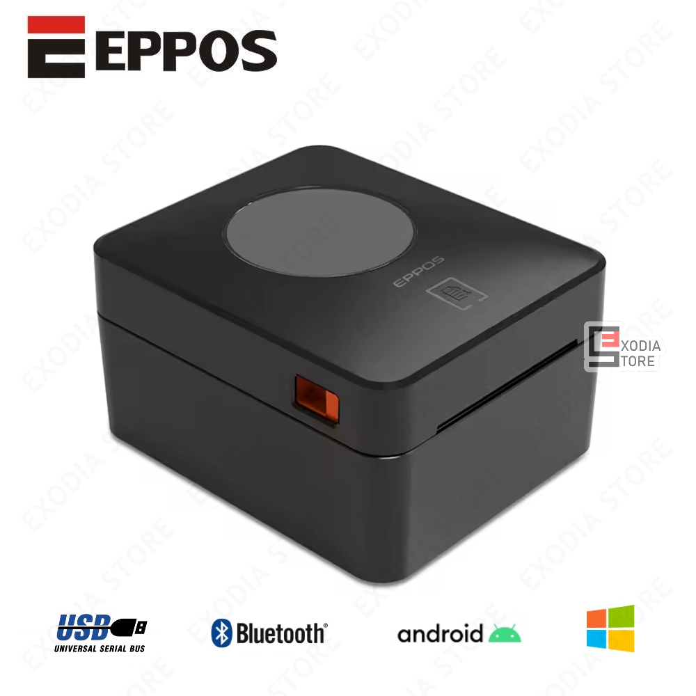 EPPOS Thermal Bluetooth Printer Barcode Sticker 100mm A6 EP4610B EP 4610B EP-4610B USB Bluetooth ...