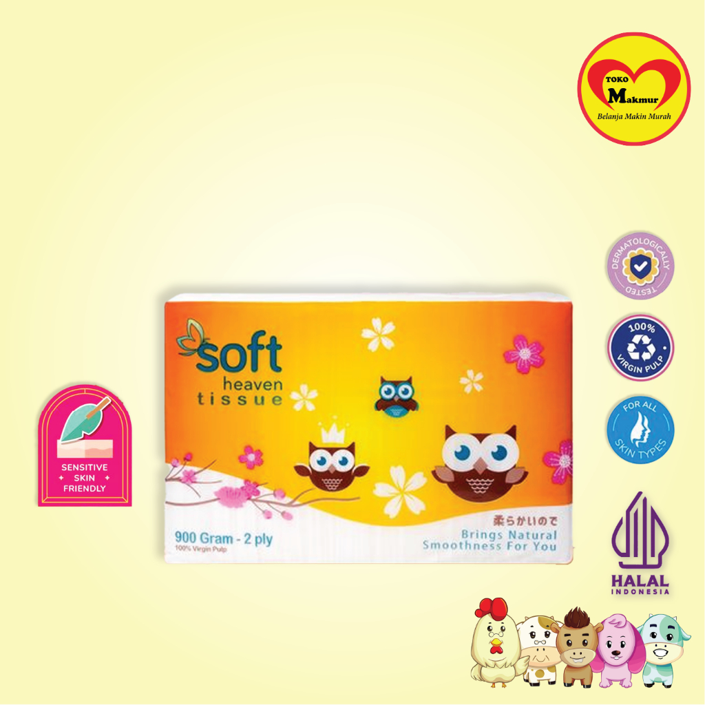 Soft Heaven Facial Tissue 900's+Bubble Wrap/Toko Makmur Online | Shopee ...