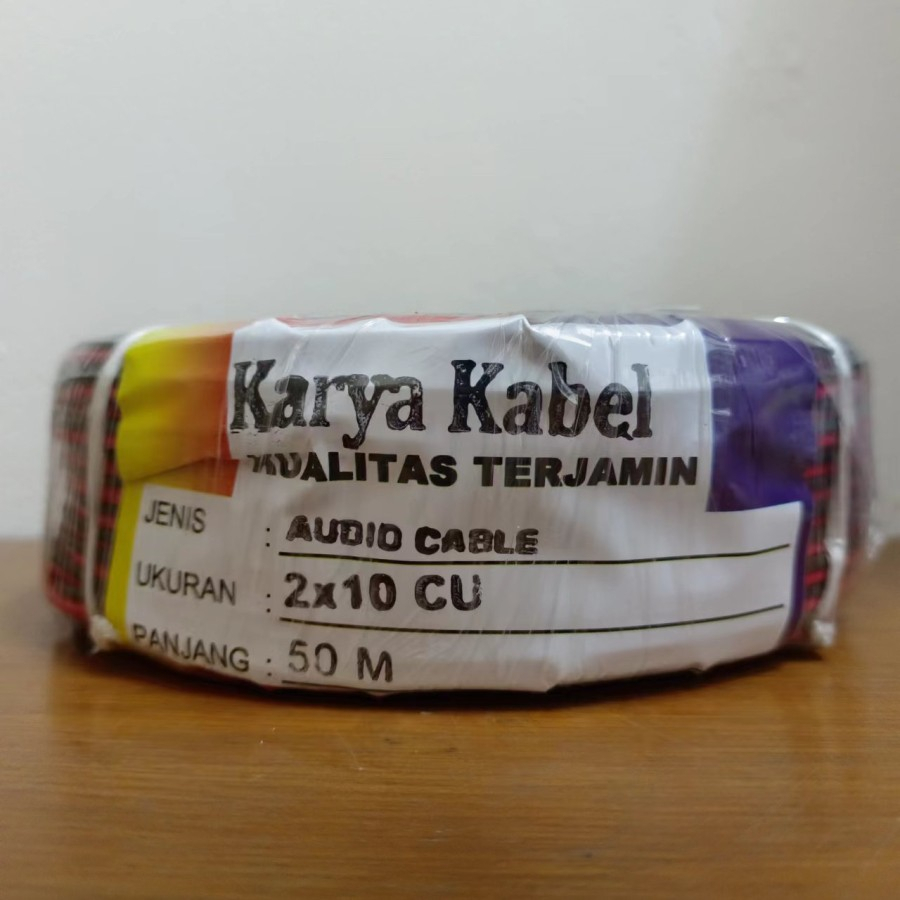 MERAH HITAM Nyz Cable 2x10 Cu KARYA Electrical Fiber Black Red PER 5 ...