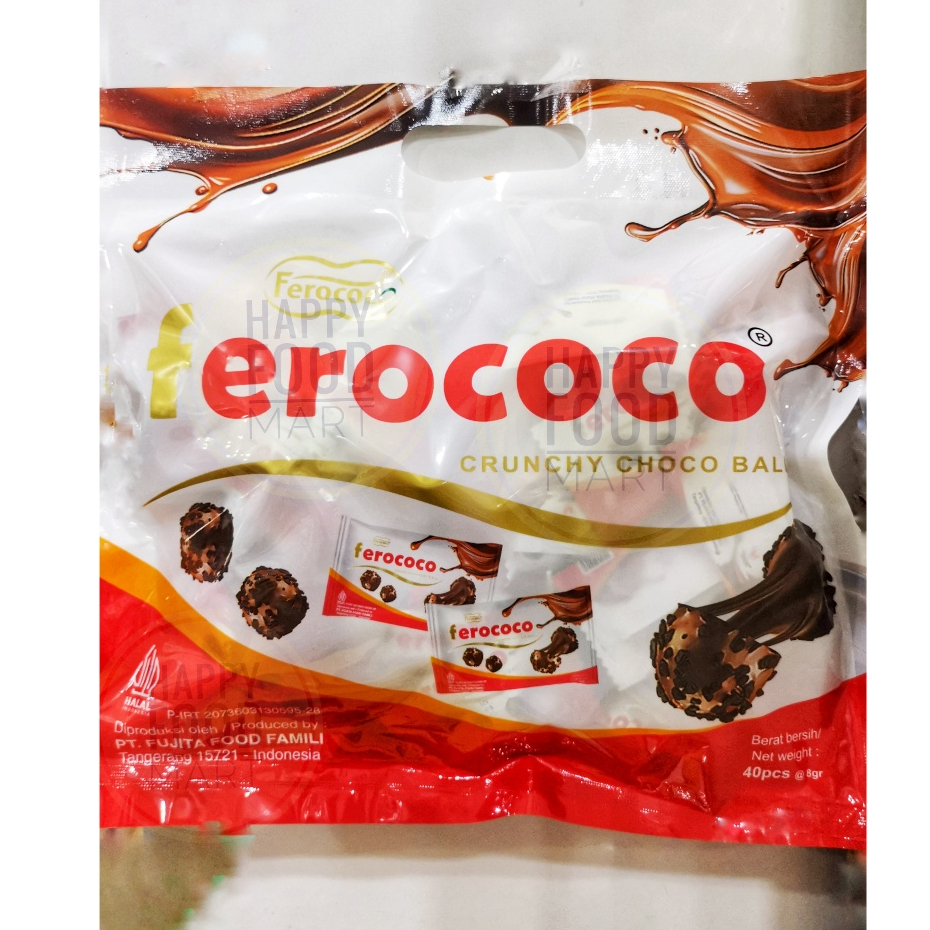 [HALAL] FEROCOCO 320 GRAM/CRUNCHY CHOCO BALL/CHOCOLATE BALUT OREO ...
