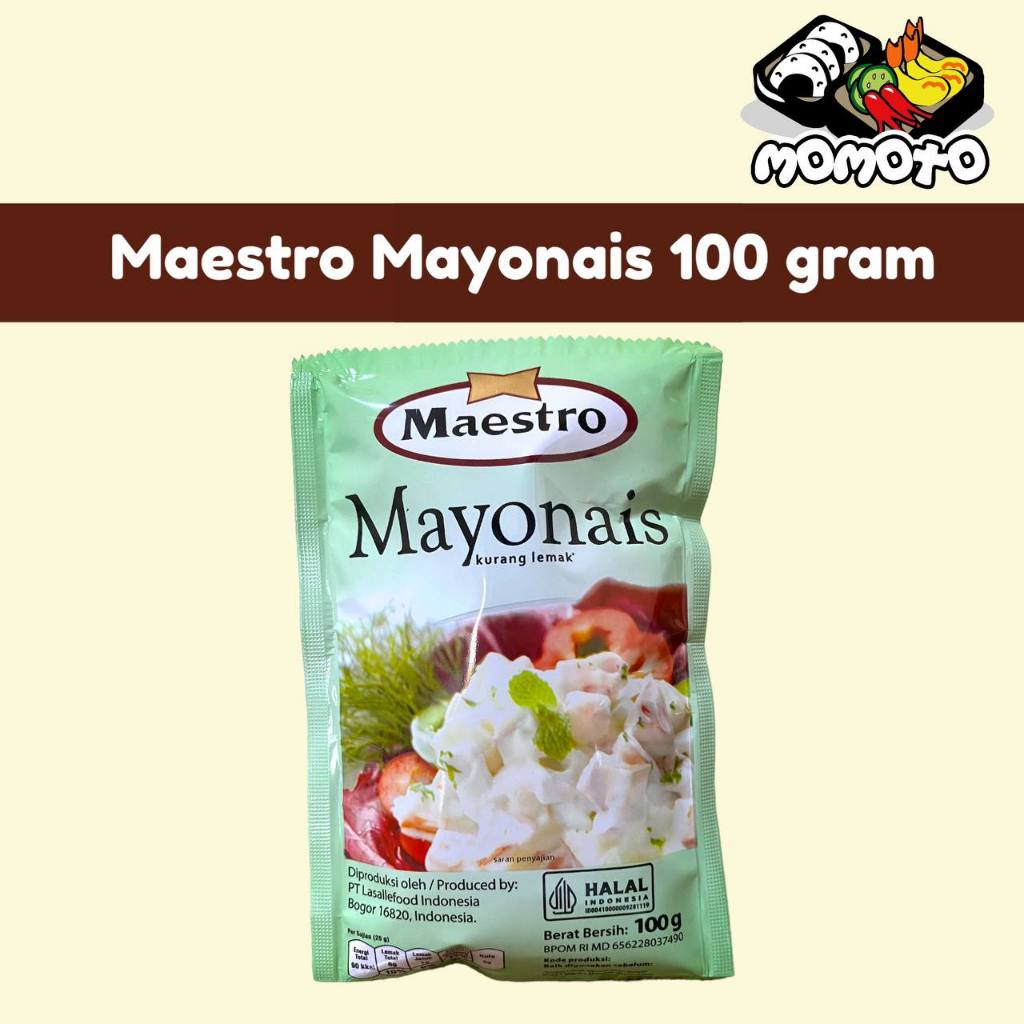 Maestro Mayonais 100 Grams Original Halal Mayo Mayonnaise Mayonnaise ...