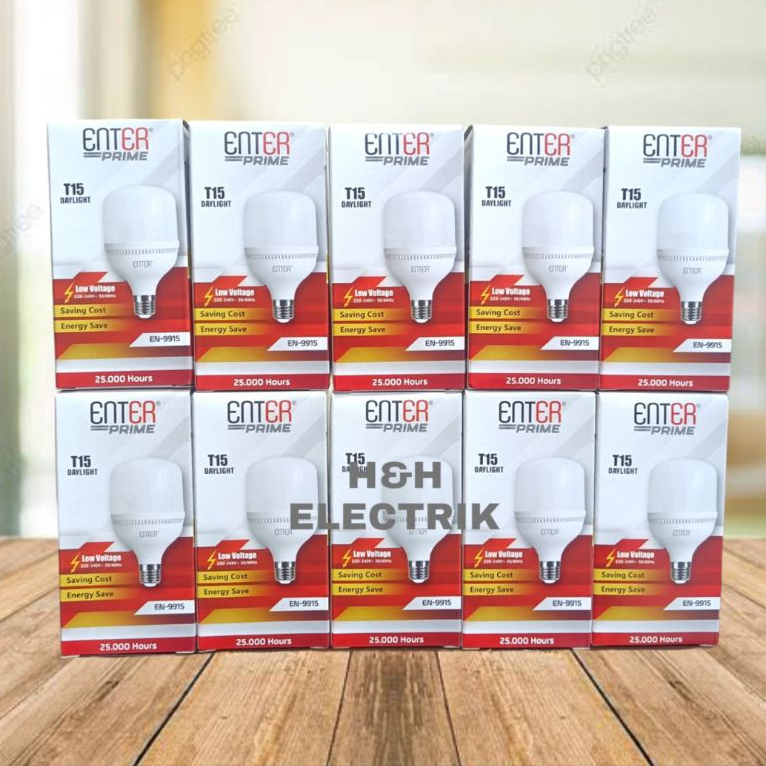 CAHAYA LED CAPSULE LIGHT ENTER 5W 10W 15W 20W ENTER PRIME - WHITE LIGHT ...