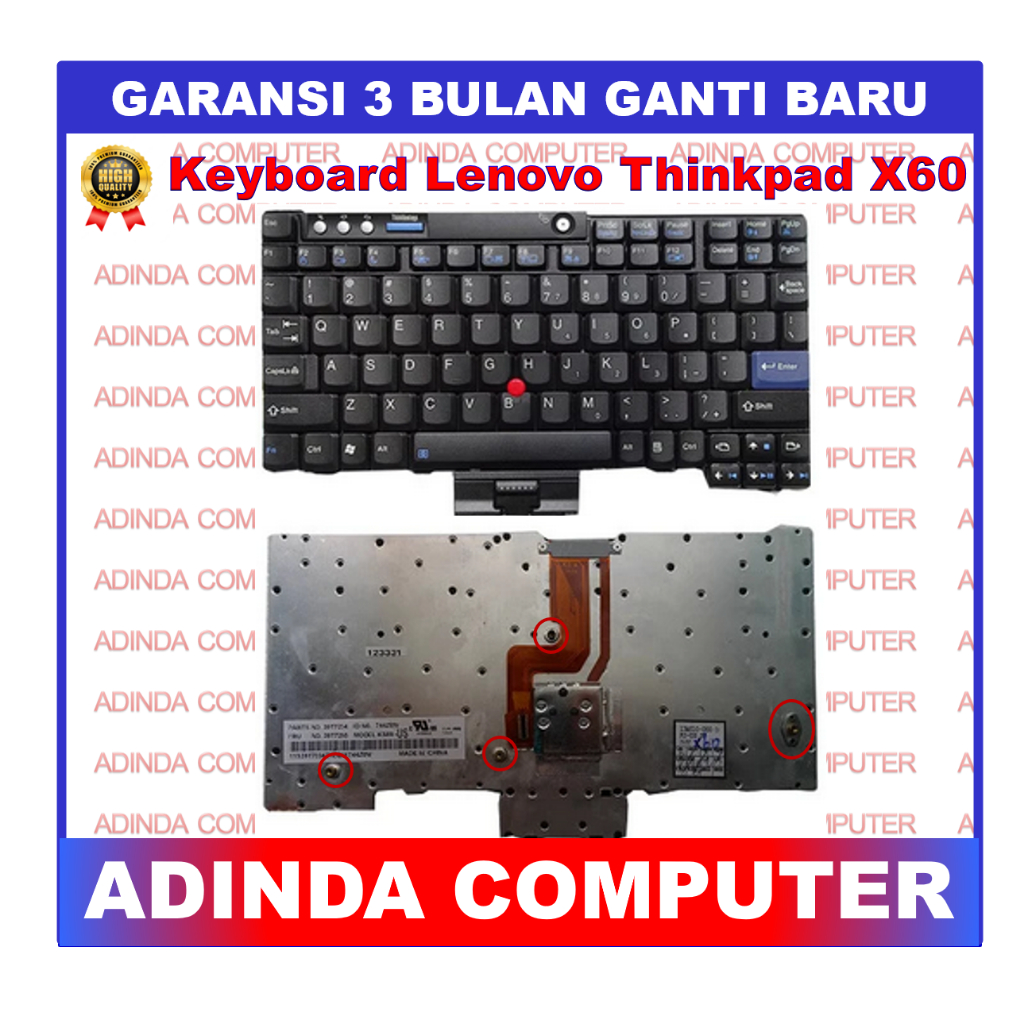 Lenovo Thinkpad X60 X60s X61 X61s X60t X61t Keyboard | Shopee Philippines